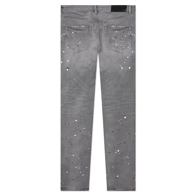 Purple Denim P001 - Worn Grey Paint Blowout – Feature