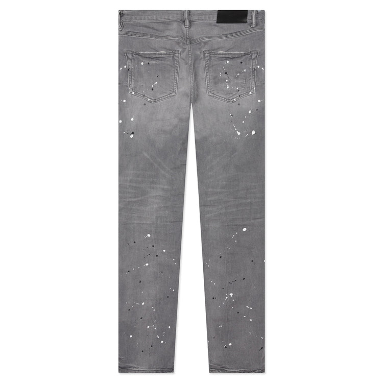 Purple Denim P001 - Worn Grey Paint Blowout – Feature