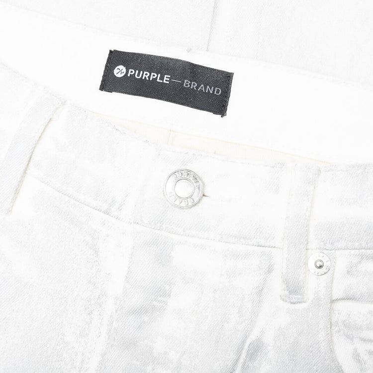 Purple Denim P001 - Worn White Iridescent Pearl – Feature