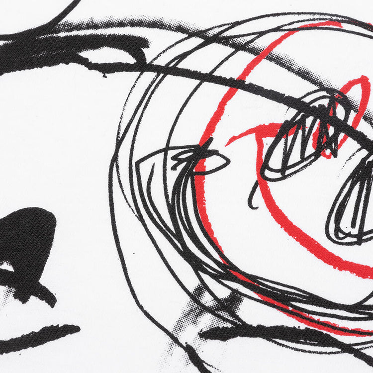 Raf Simons x Smiley Student Drawing Print Big Fit T-Shirt - White – Feature
