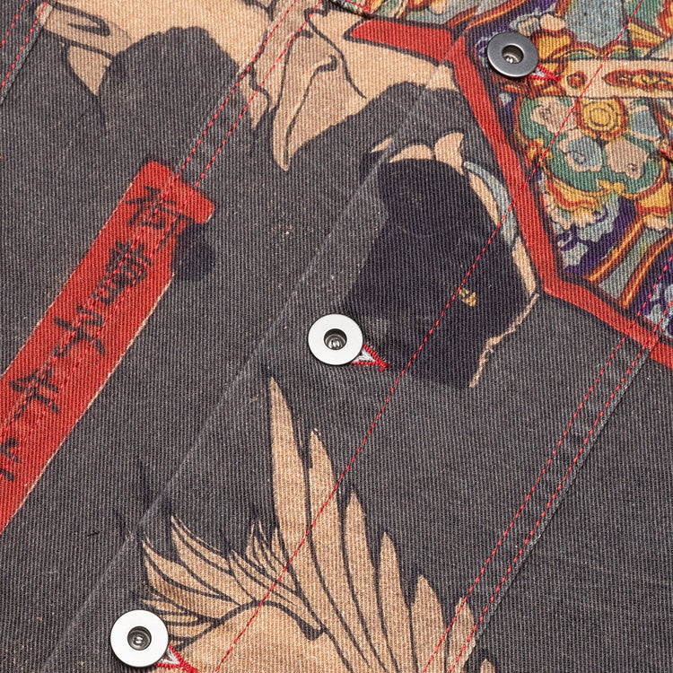 Denim Jacket - All Over Print – Feature