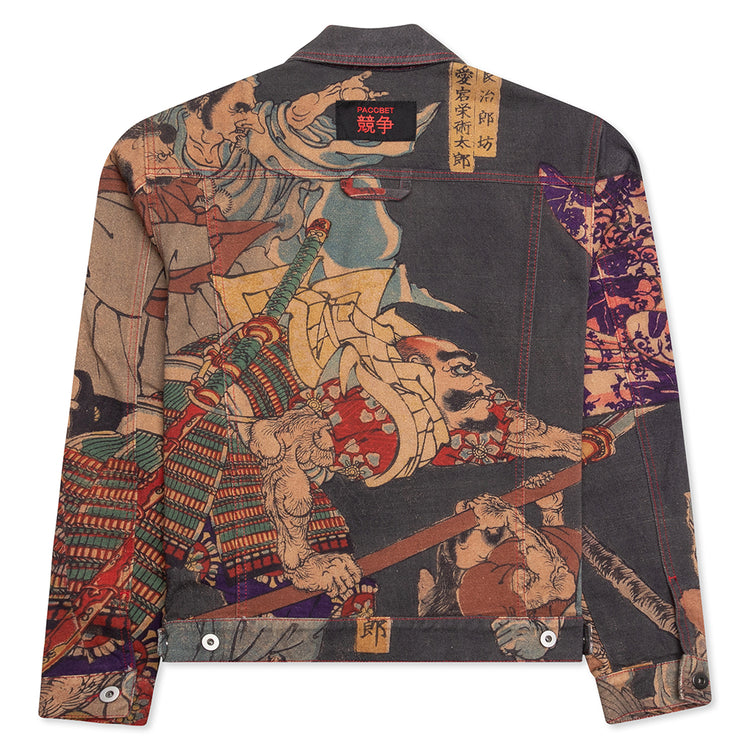 Denim Jacket - All Over Print – Feature