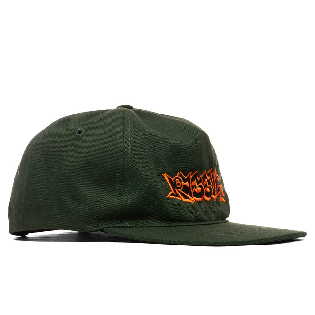 Graffiti Logo Cap - Dark Green – Feature