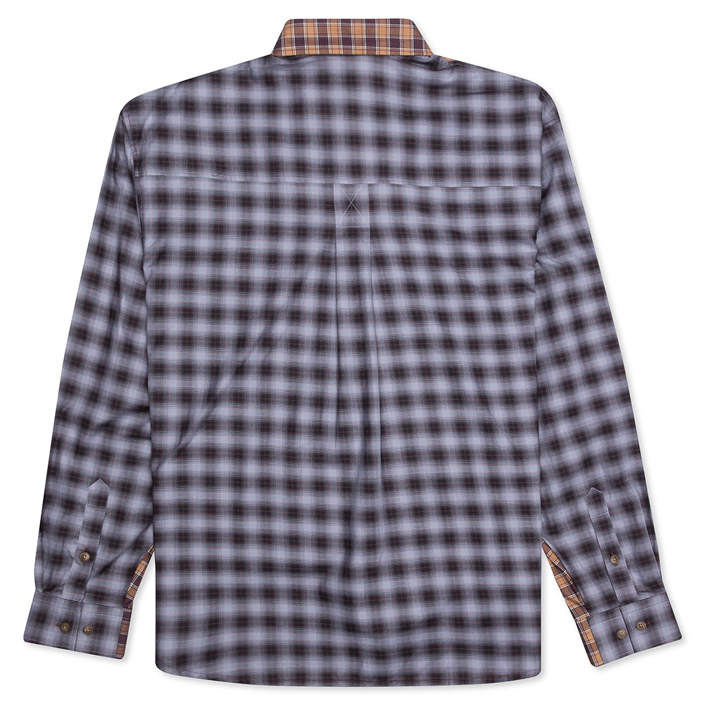 Mixed Checker Shirt - Mixed Checked Yellow – Feature