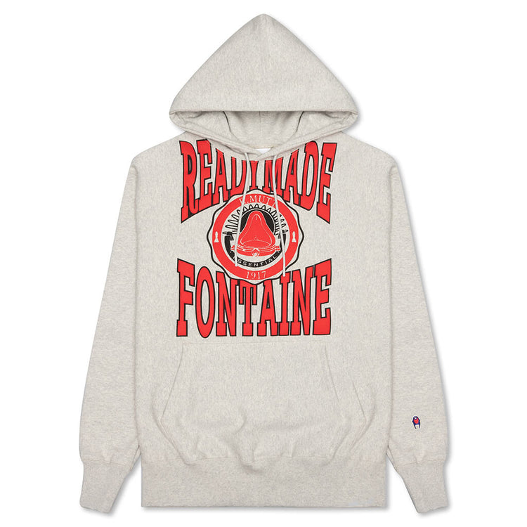R. Mutt Hoodie w/ Fountain Logo - Grey – Feature
