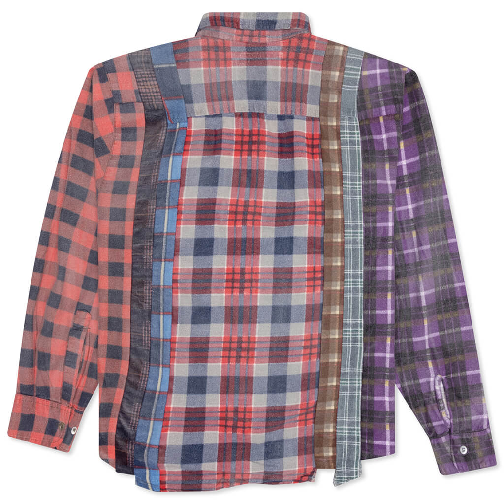 Rebuild by Flannel Shirt 7 Cuts Shirt / Reflection - Red/Grey – Feature
