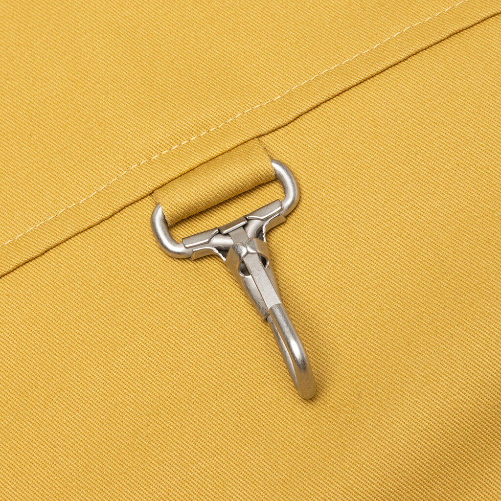 Flannel Lined Cotton Canvas Cargo Jacket - Hotshot Yellow – Feature