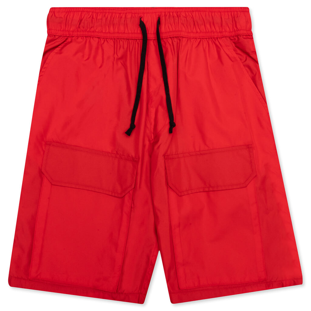 Ripstop Cargo Short - Red – Feature