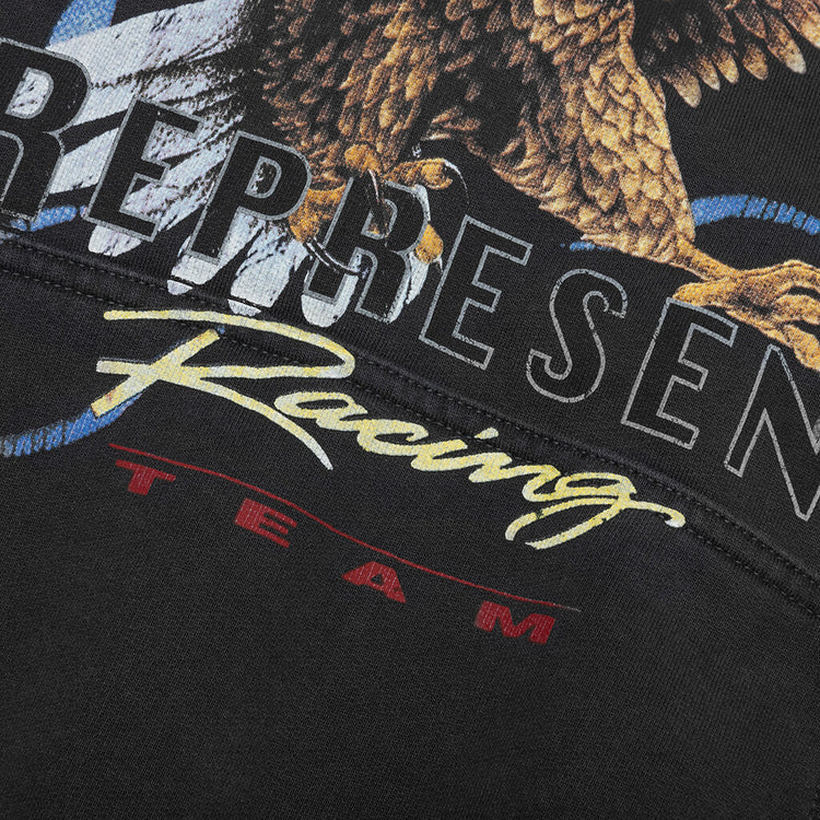 Racing Team Eagle Hoodie - Vintage Black – Feature