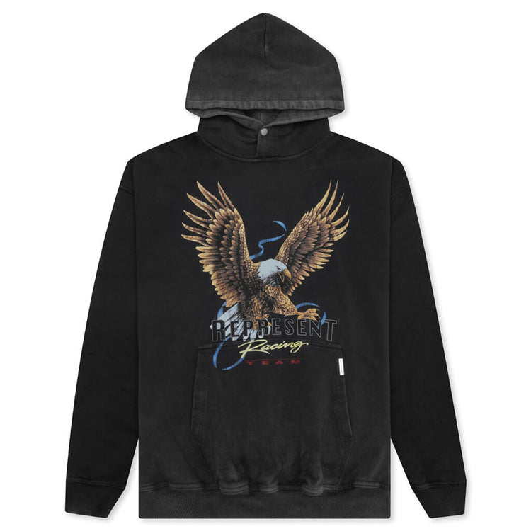 Racing Team Eagle Hoodie - Vintage Black – Feature
