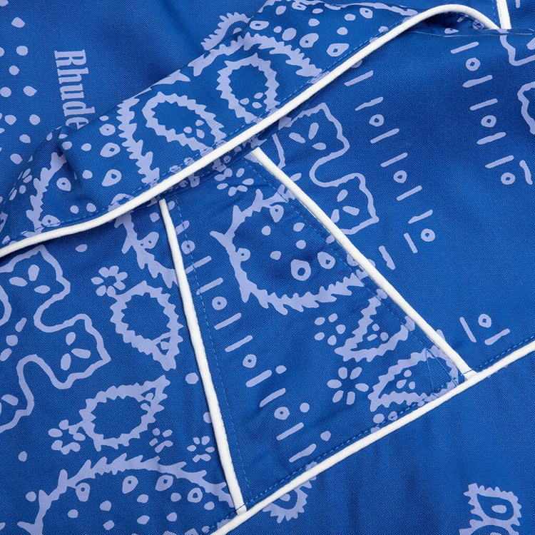 Bandana Track Shirt - Blue – Feature