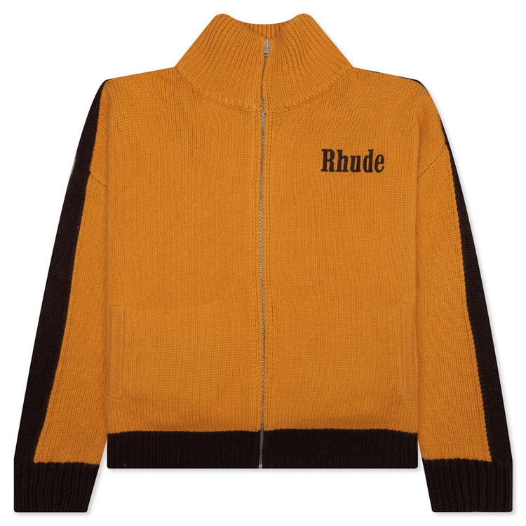 Knit Track Jacket - Yellow/Black – Feature