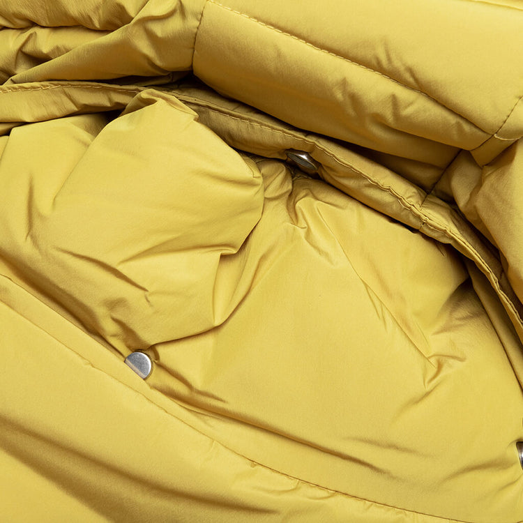 Logo Puffer Jacket - Mustard – Feature
