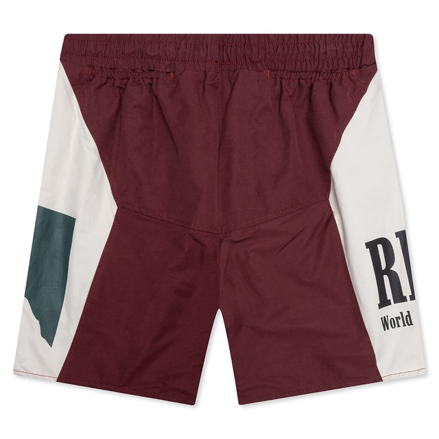 Panel Logo Short - Maroon/White – Feature