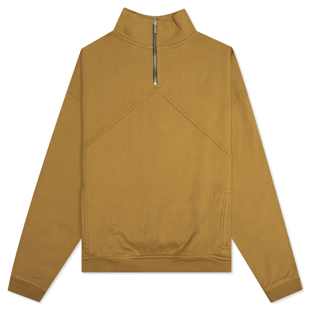 Quarter Zip - Mustard – Feature