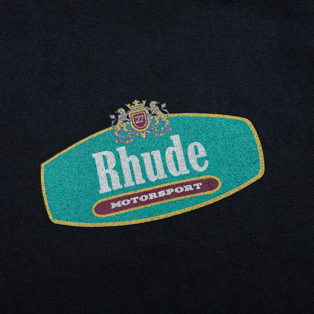 Racing Crest Tee - Vintage Black – Feature