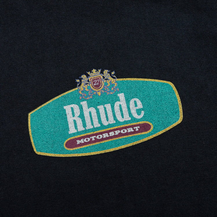 Racing Crest Tee - Vintage Black – Feature