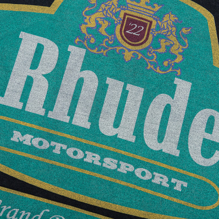 Racing Crest Tee - Vintage Black – Feature