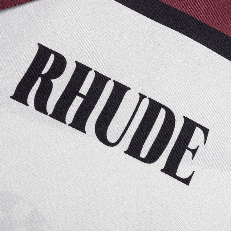 Racing Team Shirt - White/Maroon – Feature