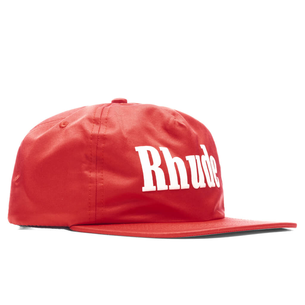 Satin Logo Hat - Red – Feature