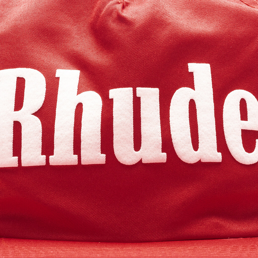 Satin Logo Hat - Red – Feature