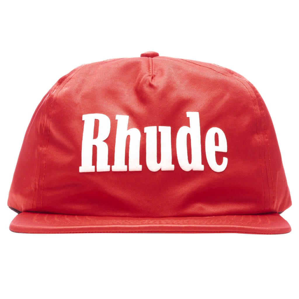 Satin Logo Hat - Red – Feature