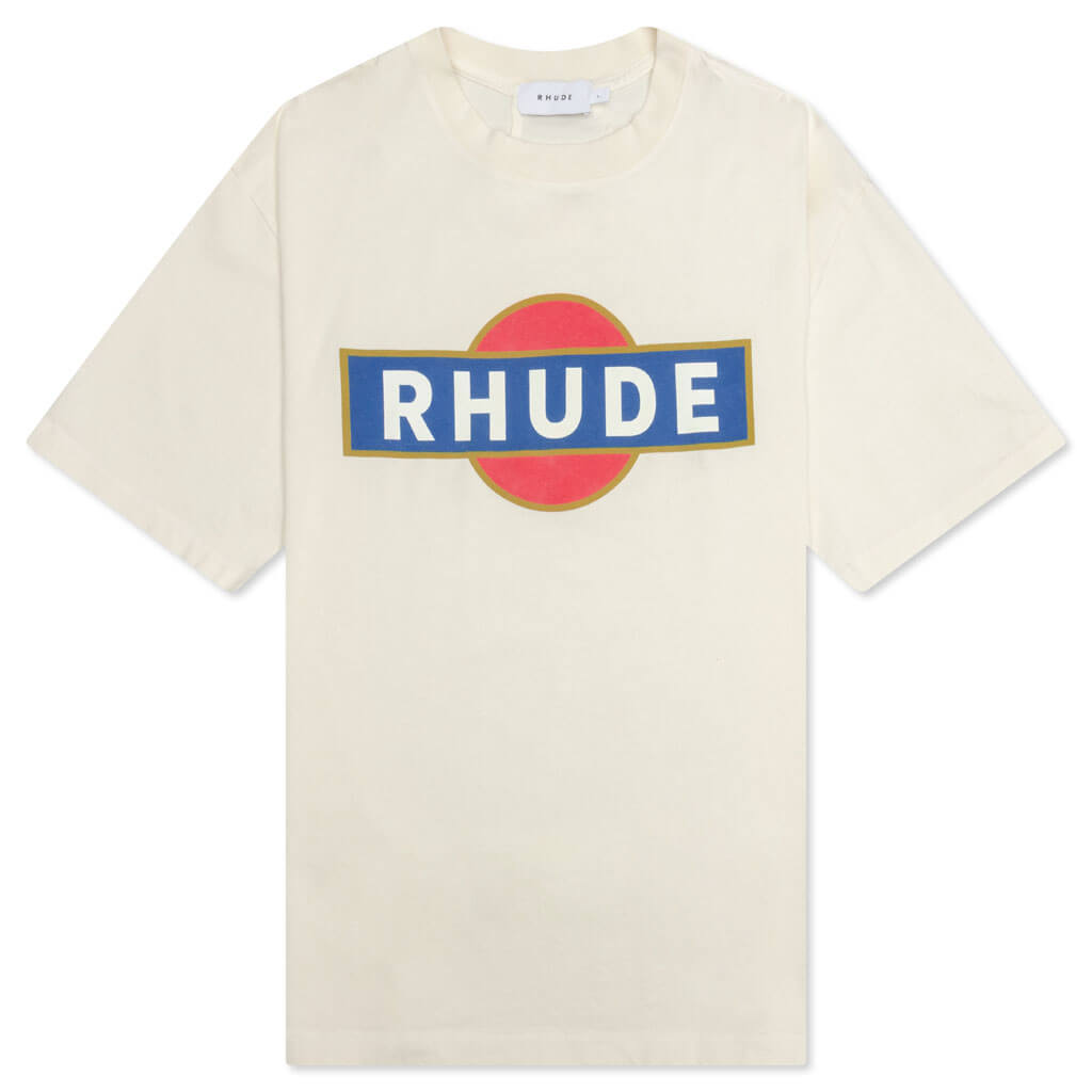 Rhude Vintage Racer Tee - Vintage White – Feature