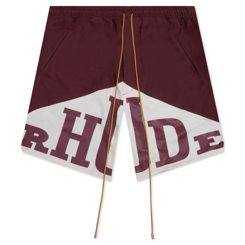 Yachting Short - Maroon/White – Feature