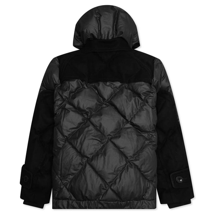 Melton x Padded Blouson - Black – Feature