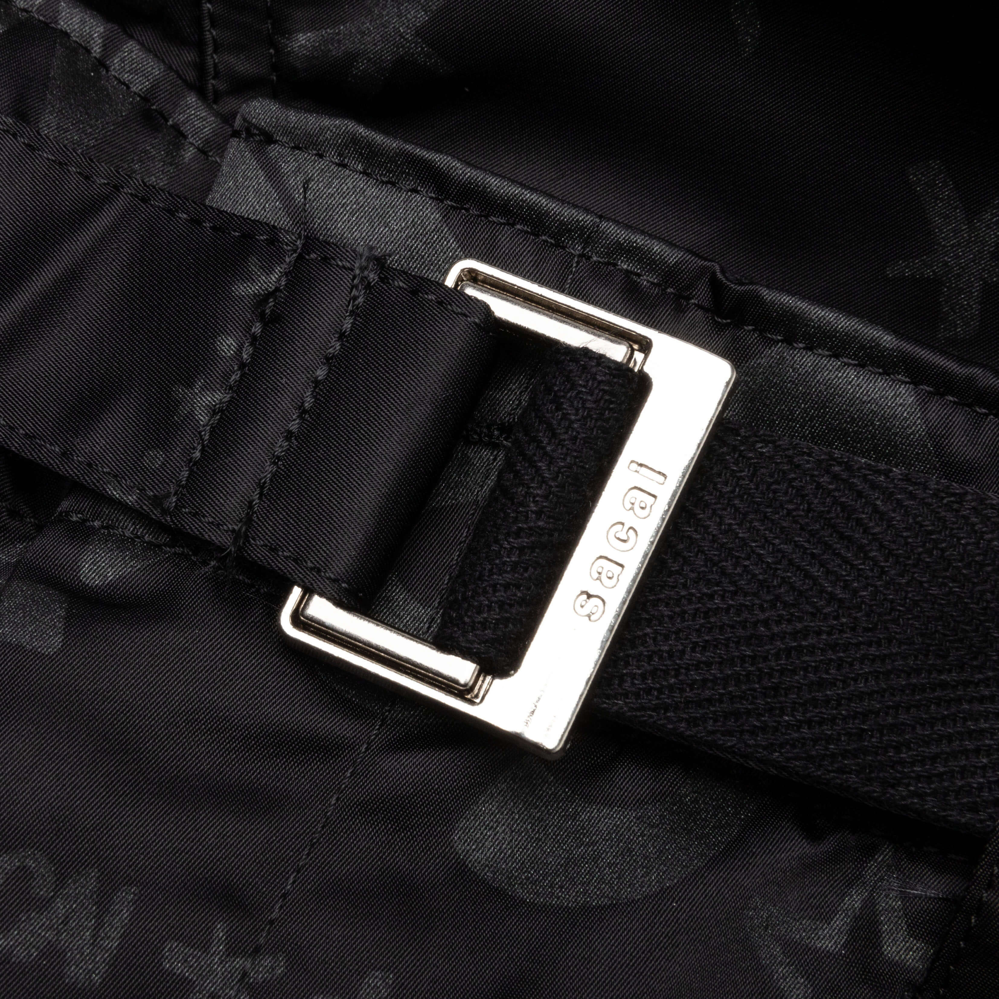 Sponge Sweat Nylon Twill Hoodie - Black – Feature