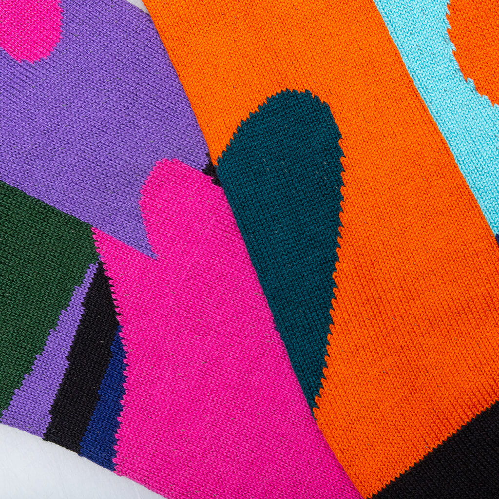 Sacai x Kaws Socks - Multi – Feature