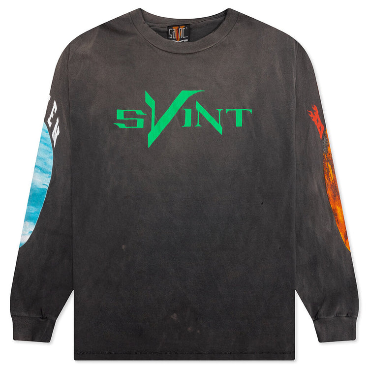 Saint Michael x Vlone Skull L/S Tee - Black – Feature
