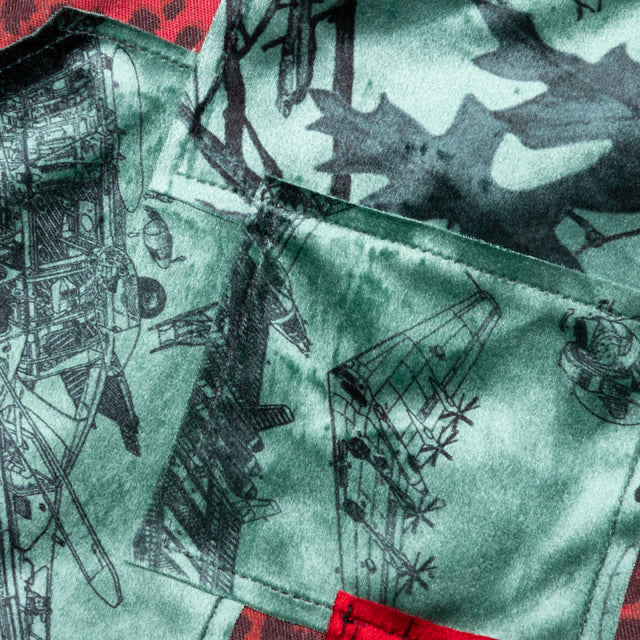 Patchwork Hiker Pants - Cherry – Feature