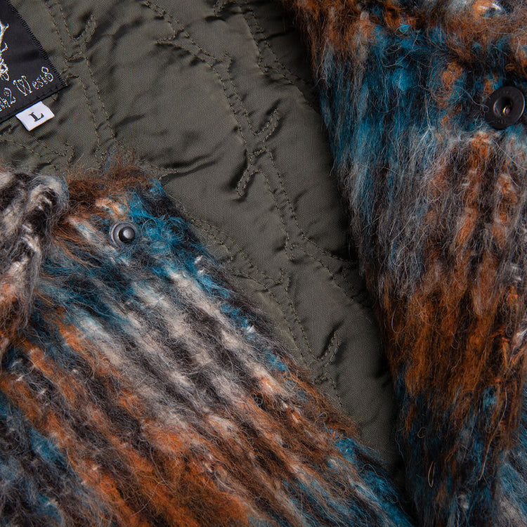 Coach Jacket Shaggy - Brown/Blue – Feature