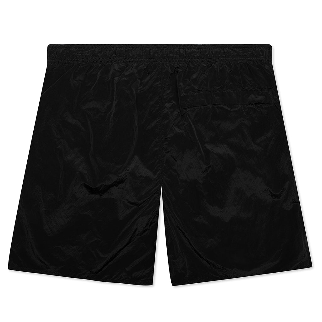 Nylon Metal Swim Trunks B0943 - Black – Feature