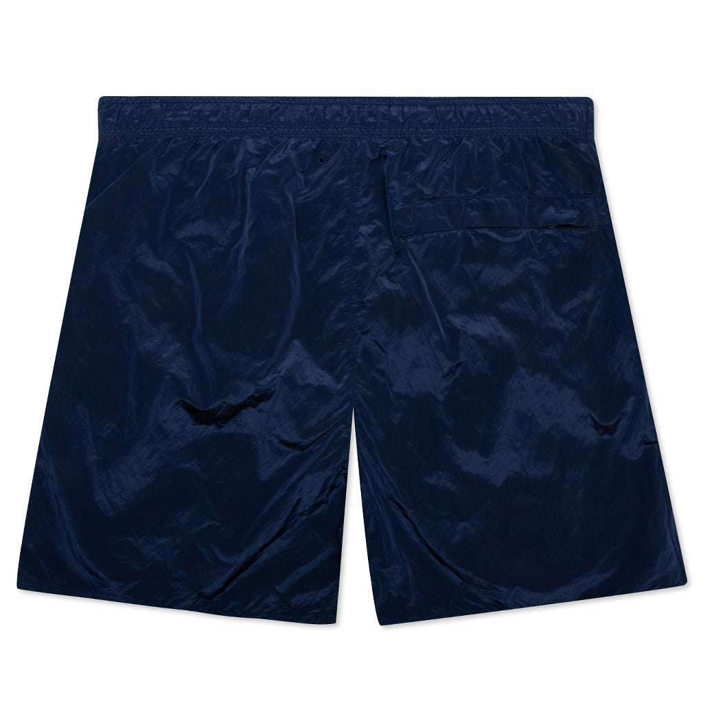 Nylon Metal Swim Trunks B0943 - Dark Blue – Feature