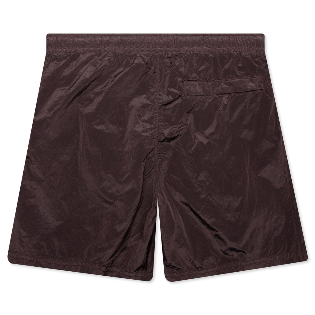 Nylon Metal Swim Trunks B0943 - Dark Burgundy – Feature