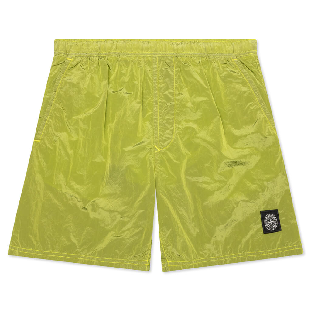 Nylon Metal Swim Trunks B0943 - Pistachio – Feature