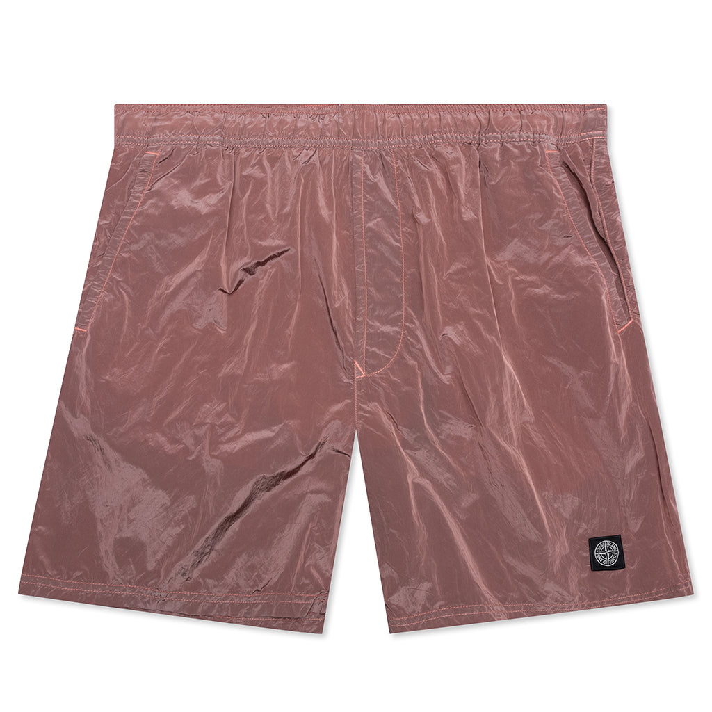 Nylon Metal Swim Trunks B0943 - Rose Quartz – Feature