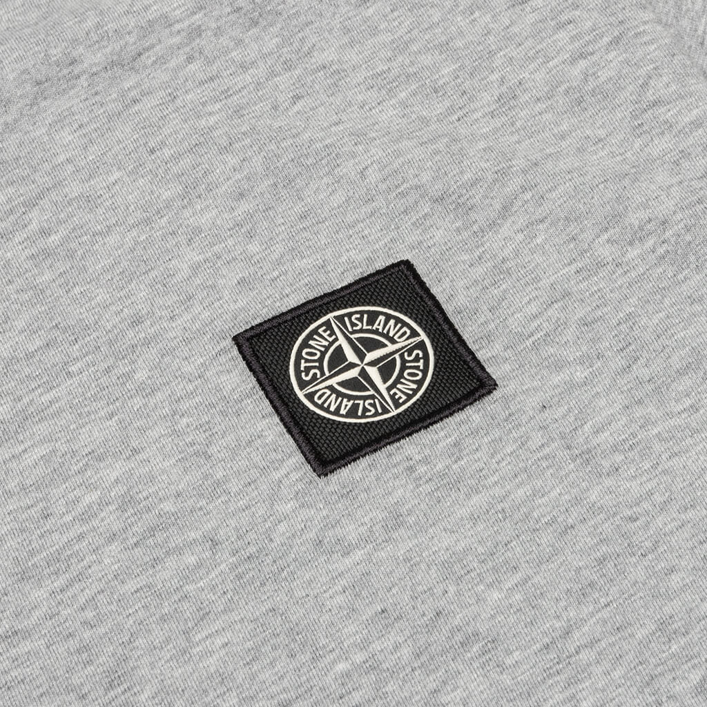 Patch Logo S/S Tee - Melange Grey – Feature