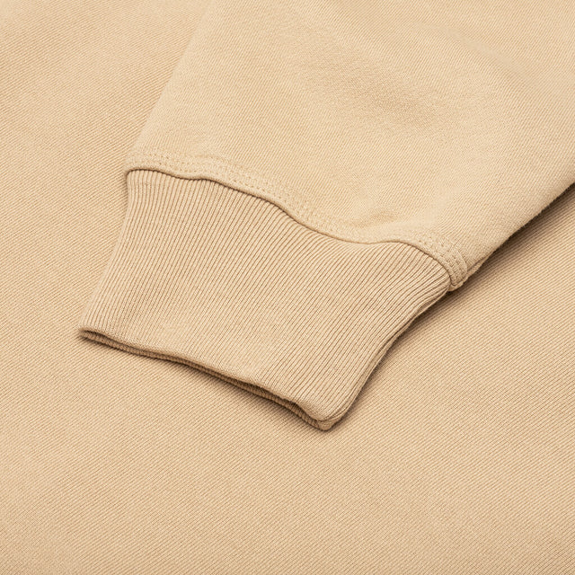 Back Hood Applique Hoodie - Beige – Feature