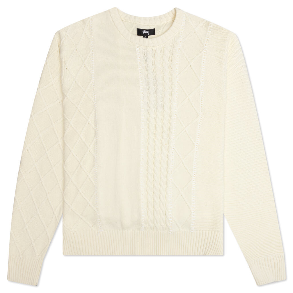 Patchwork Sweater - Natural – Feature