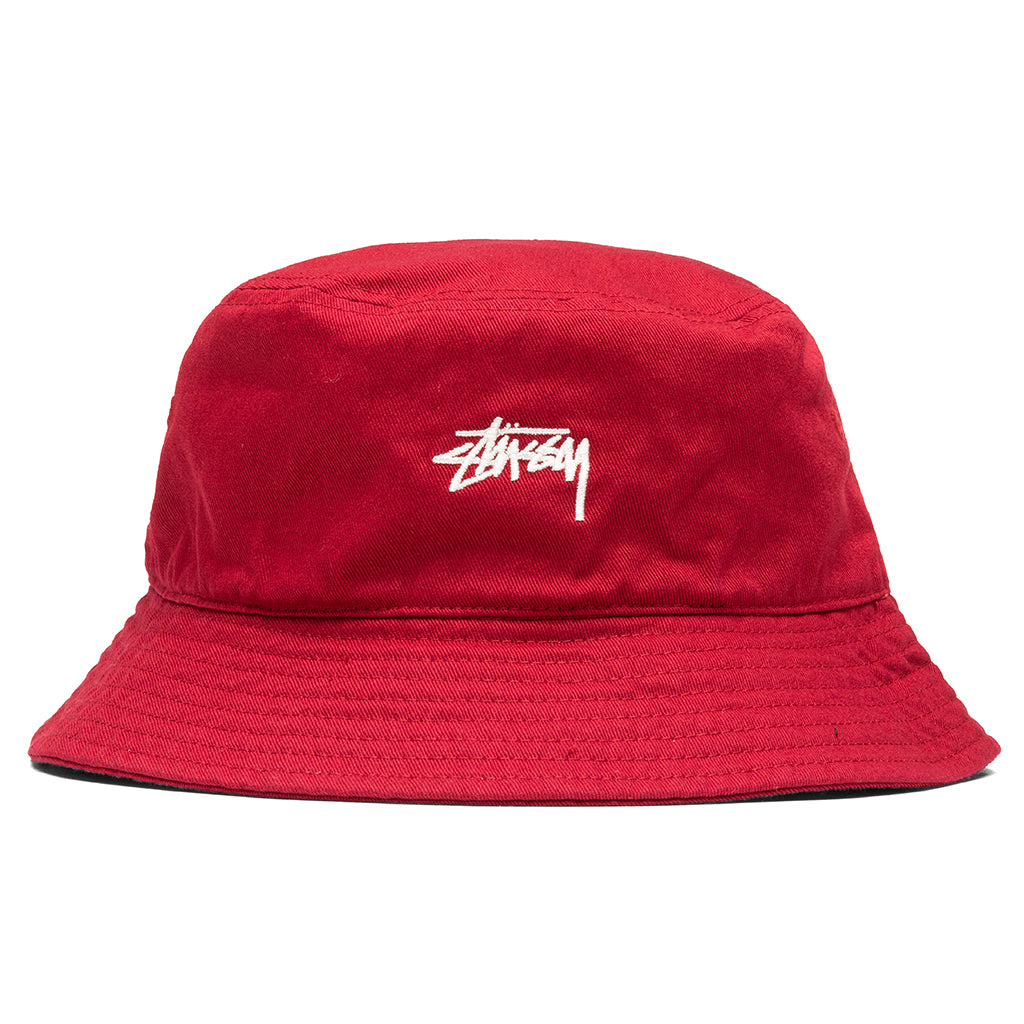 Stock Bucket Hat - Burgundy – Feature