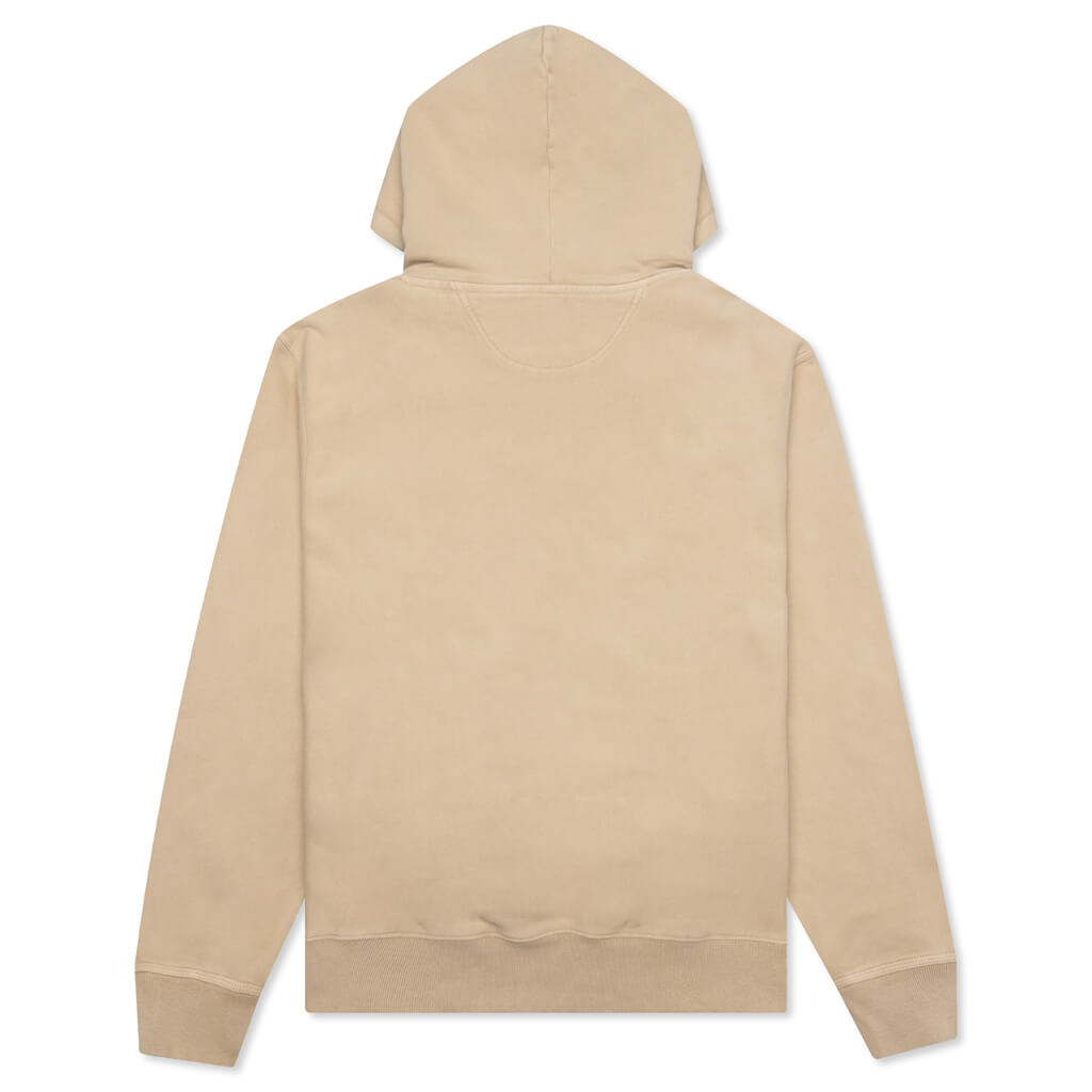Stock Logo Hoodie - Beige – Feature
