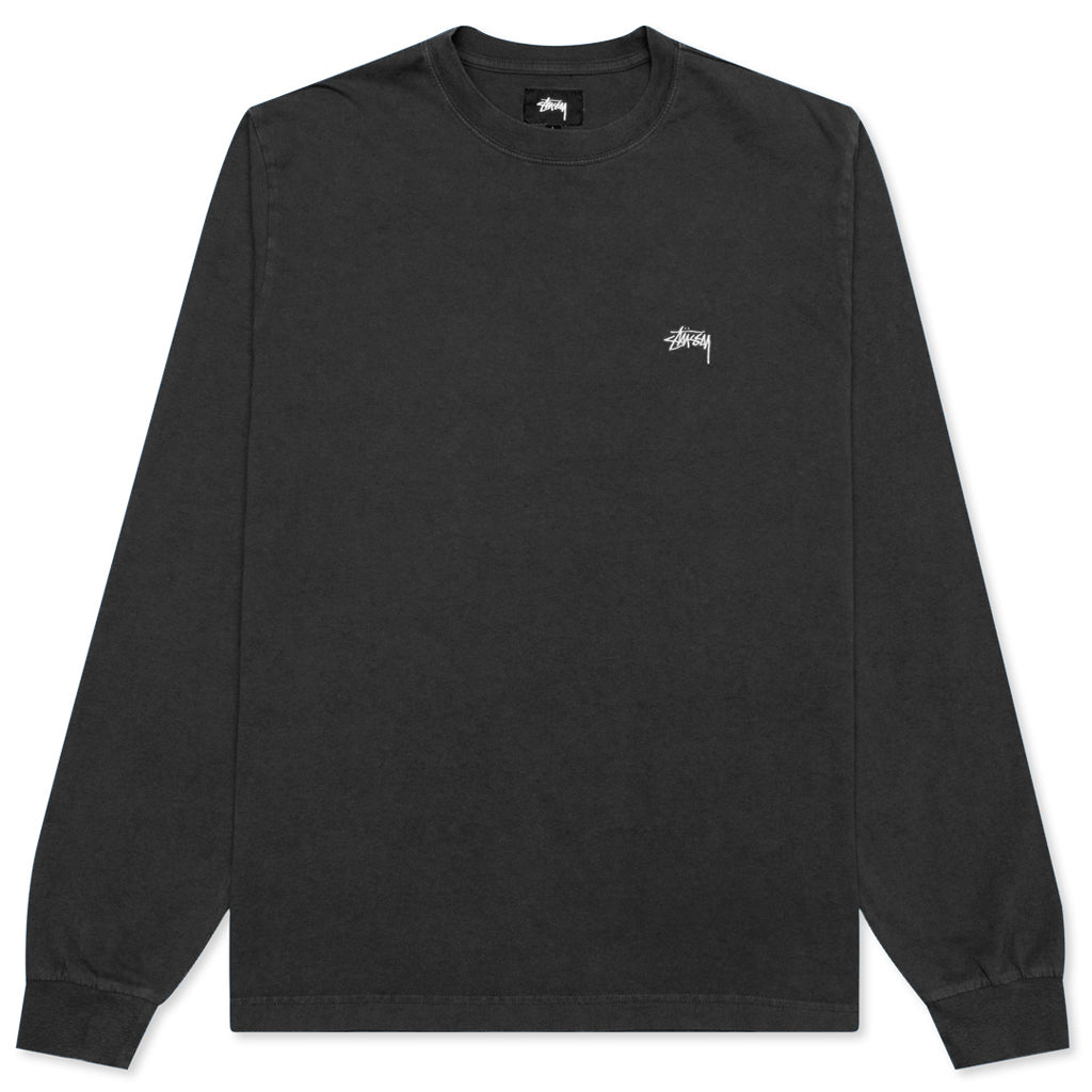 Stock Logo L/S Crew - Black – Feature