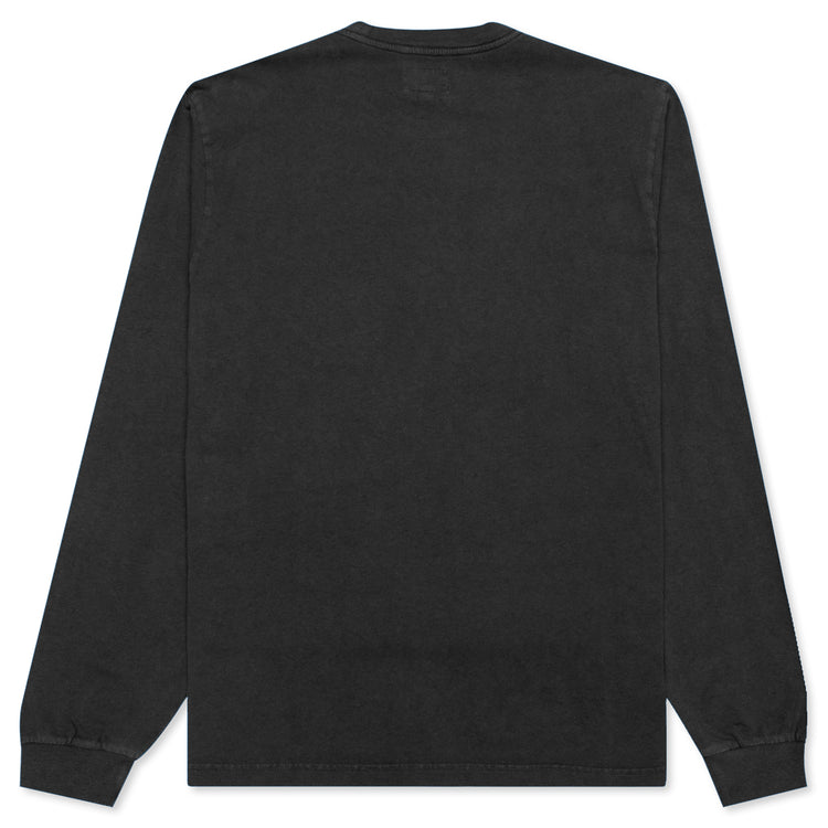 Stock Logo L/S Crew - Black – Feature