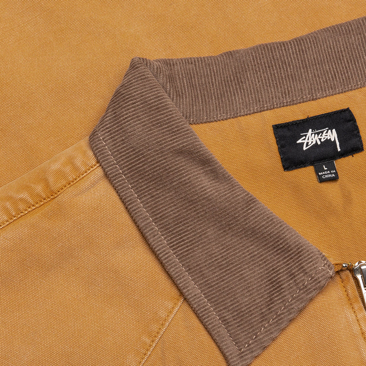 Washed Canvas Work Shirt - Gold – Feature