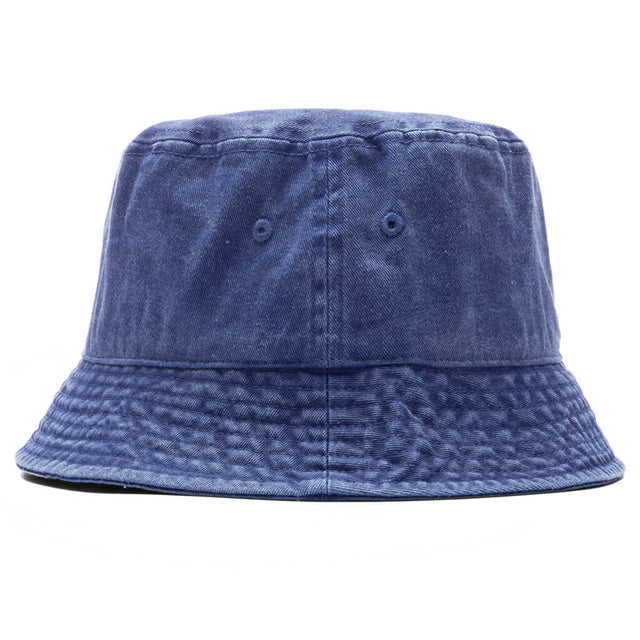 Washed Stock Bucket Hat - Dark Royal – Feature
