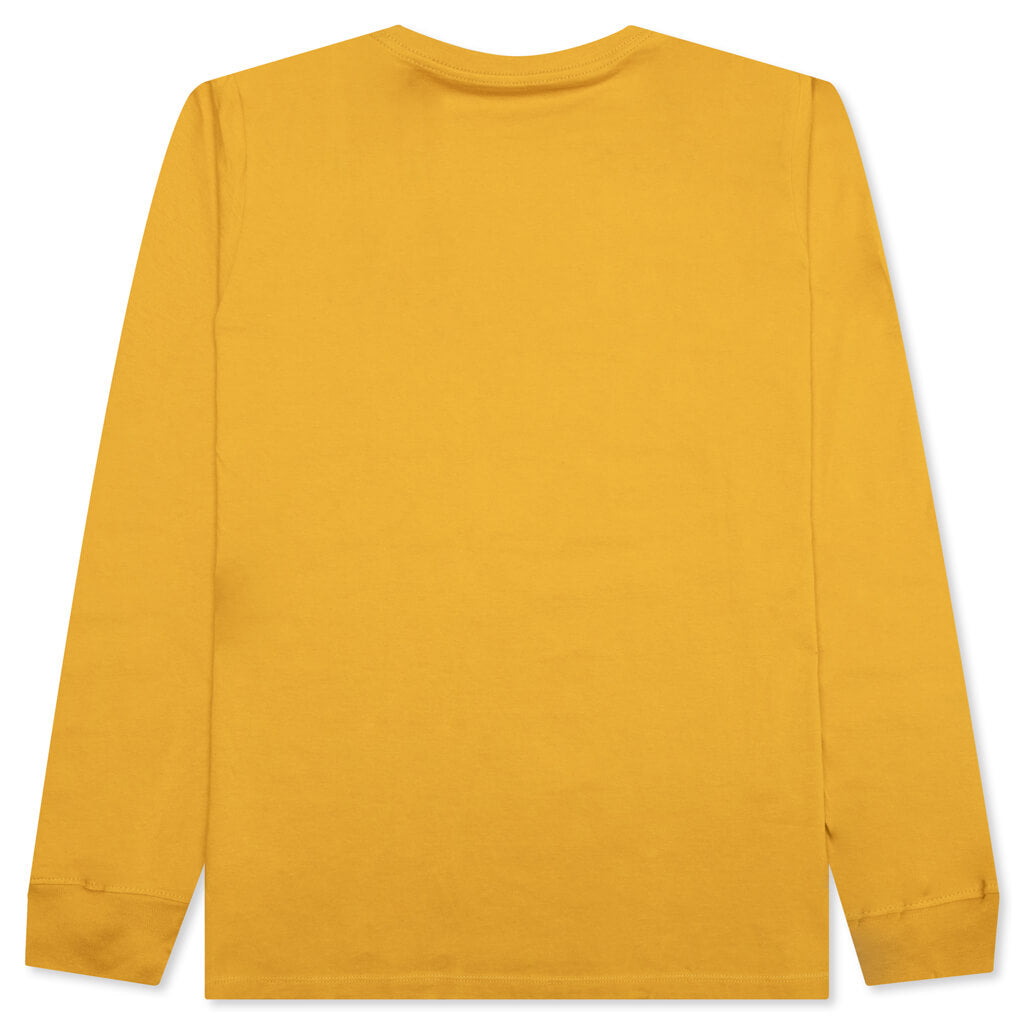 L/S Half Dome - Arrowwood Yellow/TNF White – Feature