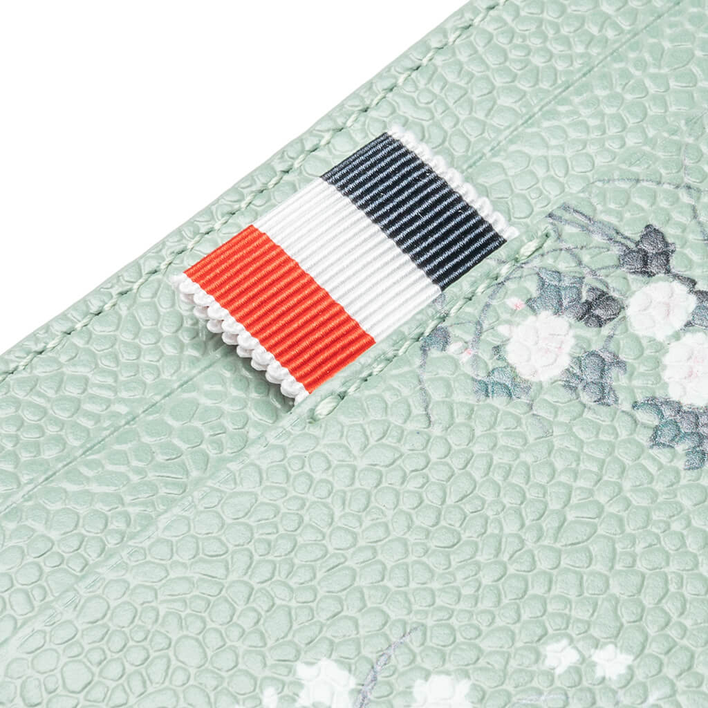 Single Card Holder Seasonal Toile Print - Med Green – Feature